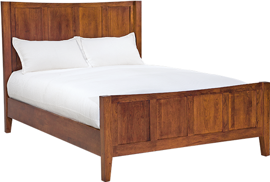 Download Atwood Group - Paneled King Amish Bed - Full Size PNG Image ...