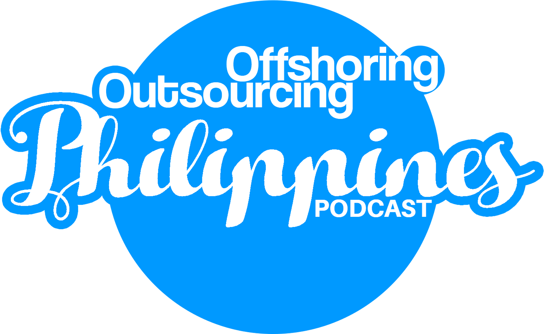 Download Philippines Offshoring Outsourcing Podcast Logo - Circle ...