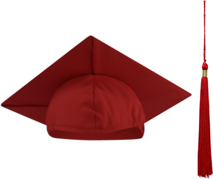 Download Red Graduation Cap Png Download - Cap - Full Size PNG Image ...