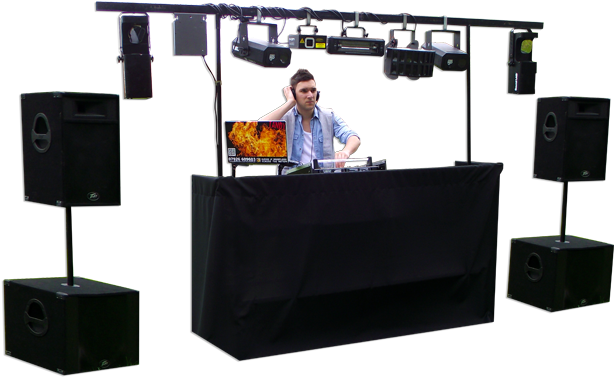 Download Professional Wedding D - Mobile Dj Light Rig - Full Size PNG ...