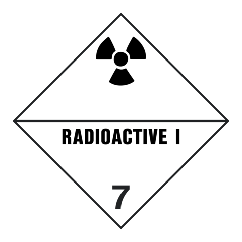 Download Radioactive Materials I - Radioactive Label Png - Full Size ...