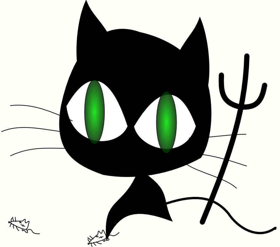 Download Devil Cat Clipart Cat Clip Art - Wicked Cat - Full Size PNG ...