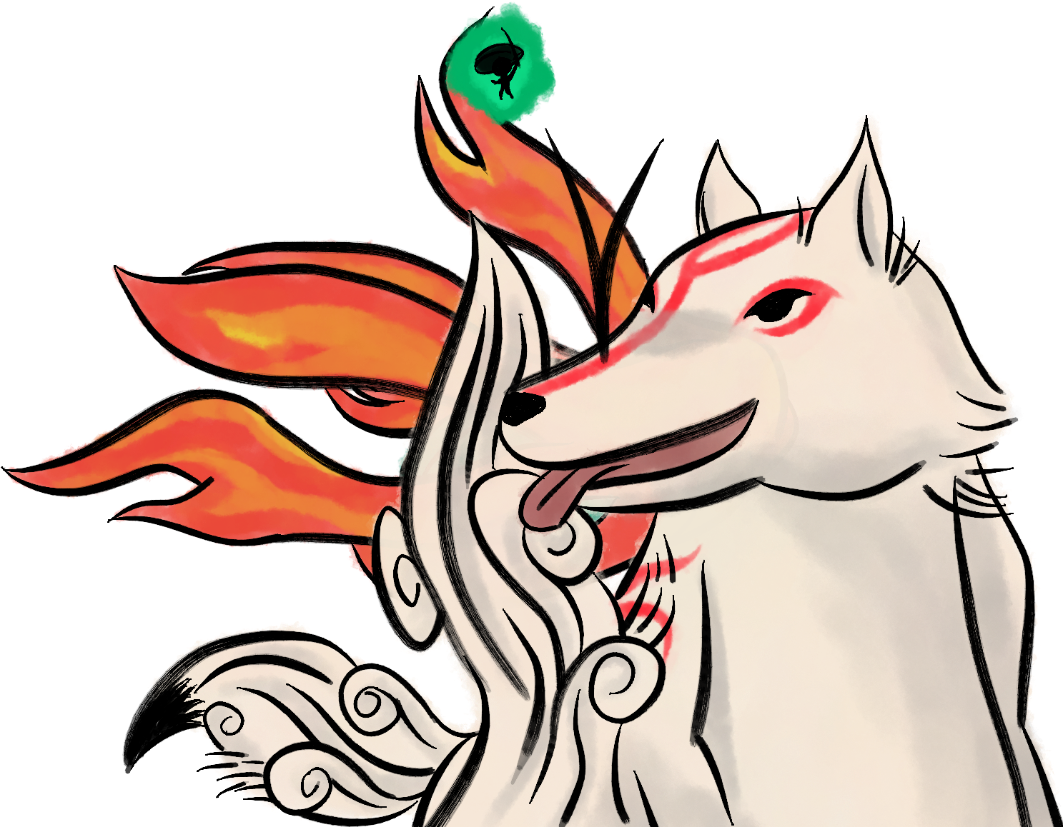 Download Okami Amaterasu - - Amaterasu - Full Size PNG Image - PNGkit