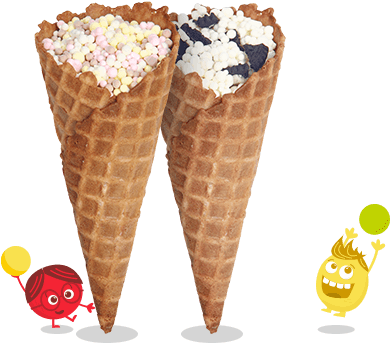 Download Waffles-cones - Dippin Dots Waffle Cone - Full Size PNG Image ...
