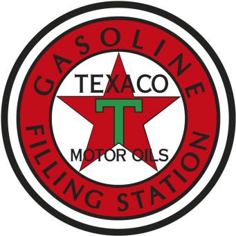 Download Texaco Logo Png Texaco - Texaco Gasoline Filling Station Sign ...