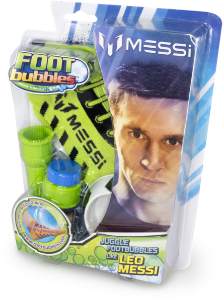 Download Leo Messi: Foot Bubbles Starter Kit - Green - Full Size PNG ...