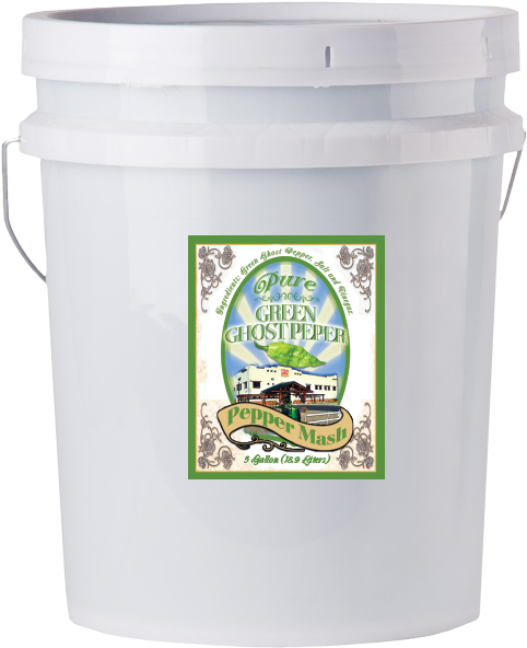 Download Pure Green Ghost Pepper Mash Puree 5 Gallon - Bhut Jolokia ...