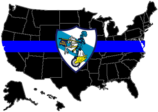 Download Bk U - S - A - Thin Blue Line - Cafepress Blue Knights Logo ...