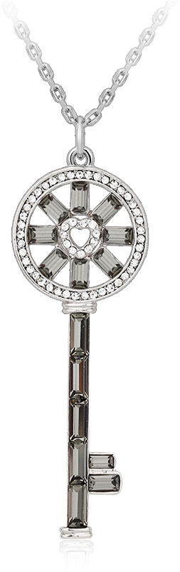 Download Key Diamond Necklace - Full Size PNG Image - PNGkit