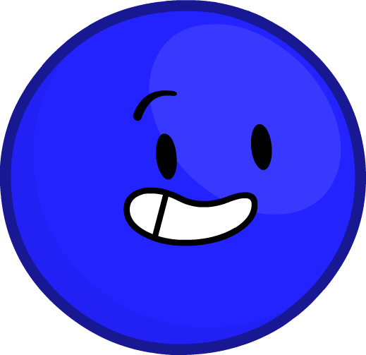 Download Blue Ball - Pose - Blue Ball With Face - Full Size PNG Image ...