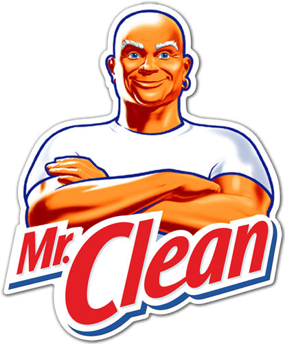 Download Car & Motorbike Stickers - Mr Clean Sticker - Full Size PNG ...