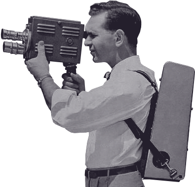 Download Retro Tv Camera - Television - Full Size PNG Image - PNGkit