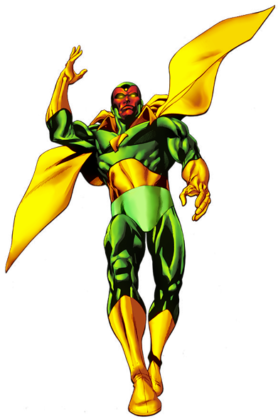 Download Marvel Vision Clipart - Vision In Avengers Cartoons - Full ...