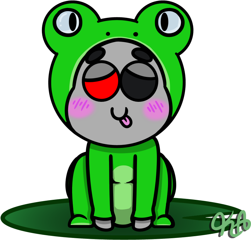 Download Makin' Frog's Go "doki Doki" - Cartoon - Full Size PNG Image ...
