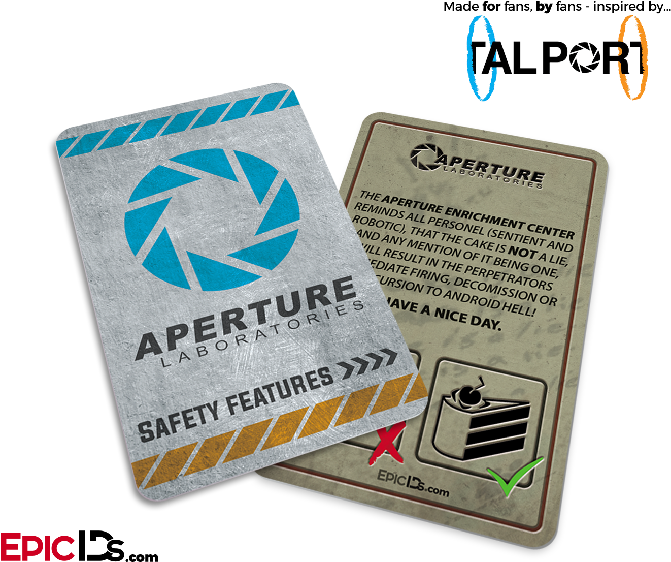 Download Portal Inspired Aperture Labs "the Cake Is Not A Lie ...