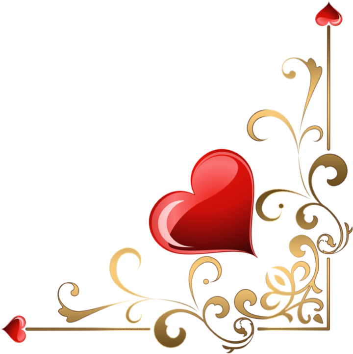 Download Hearts Corners Lz 001 By Lyotta - Heart Corner Border Designs ...