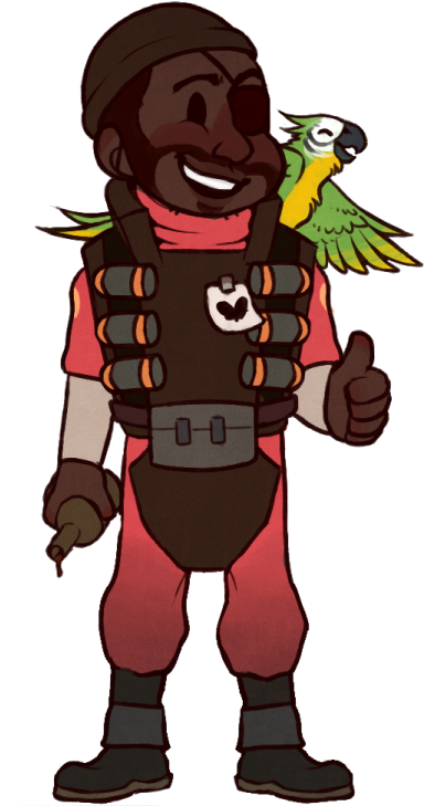 Download 2 - Tf2 Chibi Demoman - Full Size PNG Image - PNGkit