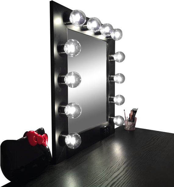 Download Hollywood Vanity Mirror - Mirror - Full Size PNG Image - PNGkit