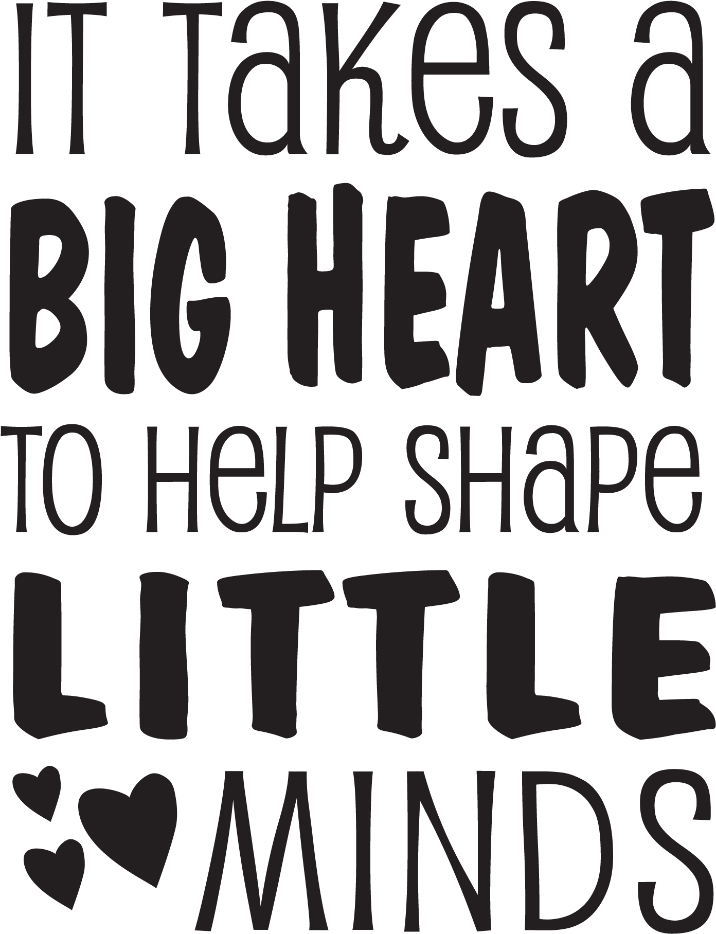 Download It Takes A Big Heart Wall Quotes U2122 Decal Wallquotes ...