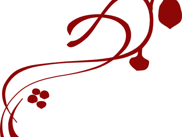 Download Swirls Clipart Maroon - Line Decorations Clip Art - Full Size ...