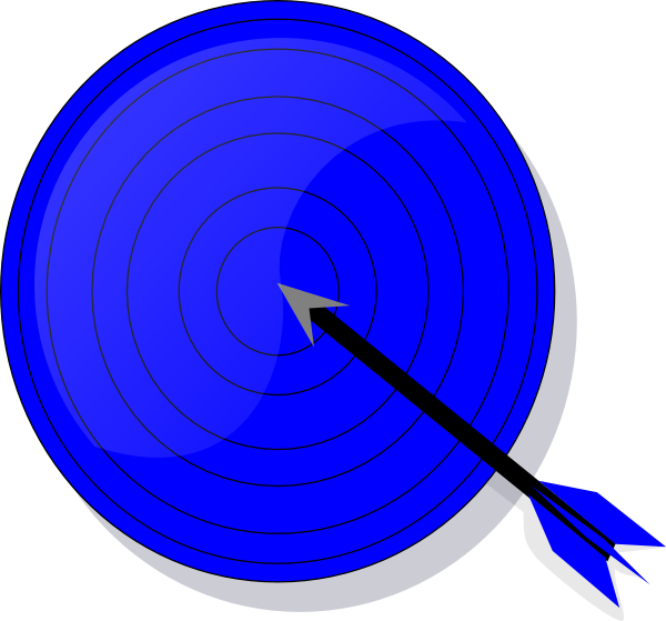 Download Blue Target Svg Clip Arts 600 X 559 Px - Full Size PNG Image ...