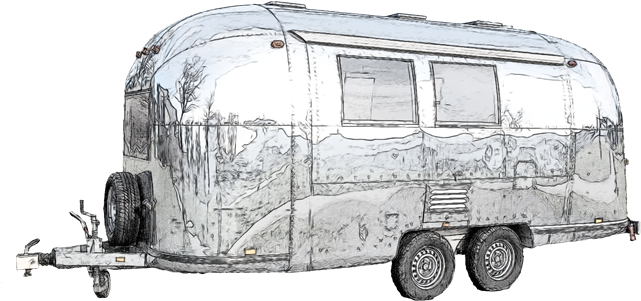 Download Caravan Sketch - Full Size PNG Image - PNGkit