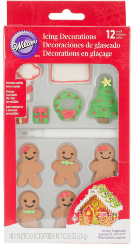 Download Gingerbread Candy Decorations Gingerbread Family - Wilton ...