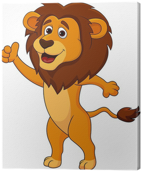 Download Cuadro En Lienzo Lindo León De La Historieta El Pulgar ...