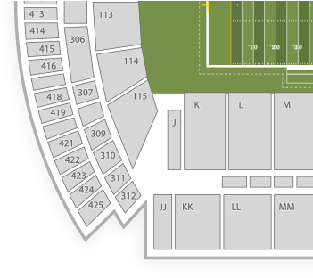 Download Southern Miss Golden Eagles Football Seating Chart - The ...