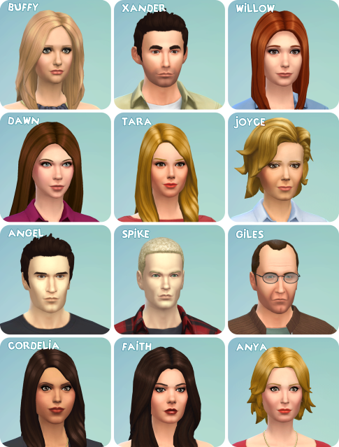 Download 2irb1x1 - Buffy Summers Sims 4 - Full Size PNG Image - PNGkit