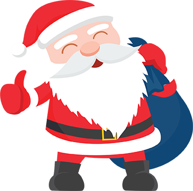 Download Santa - Christmas Santa Modern Png - Full Size PNG Image - PNGkit