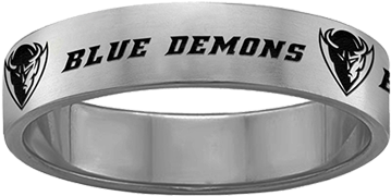 Download Depaul University Blue Demons - Titanium Ring - Full Size PNG ...