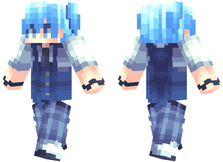 Download Nagisa Shiota - Anime Minecraft Skins - Full Size PNG Image ...