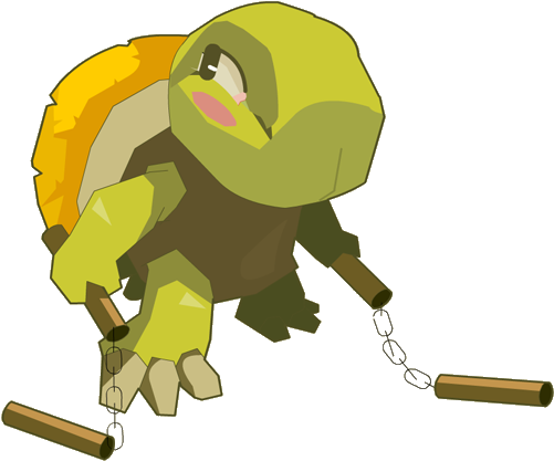 Download Yellow Turtle - Cartoon - Full Size PNG Image - PNGkit