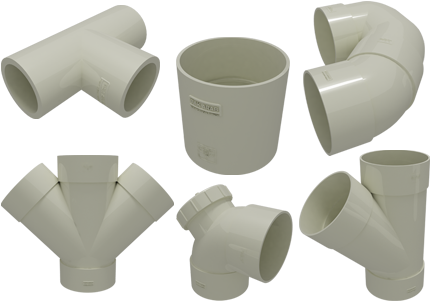 Download Pvc Pipe Fittings - Plastic Pipe Fittings Png - Full Size PNG ...