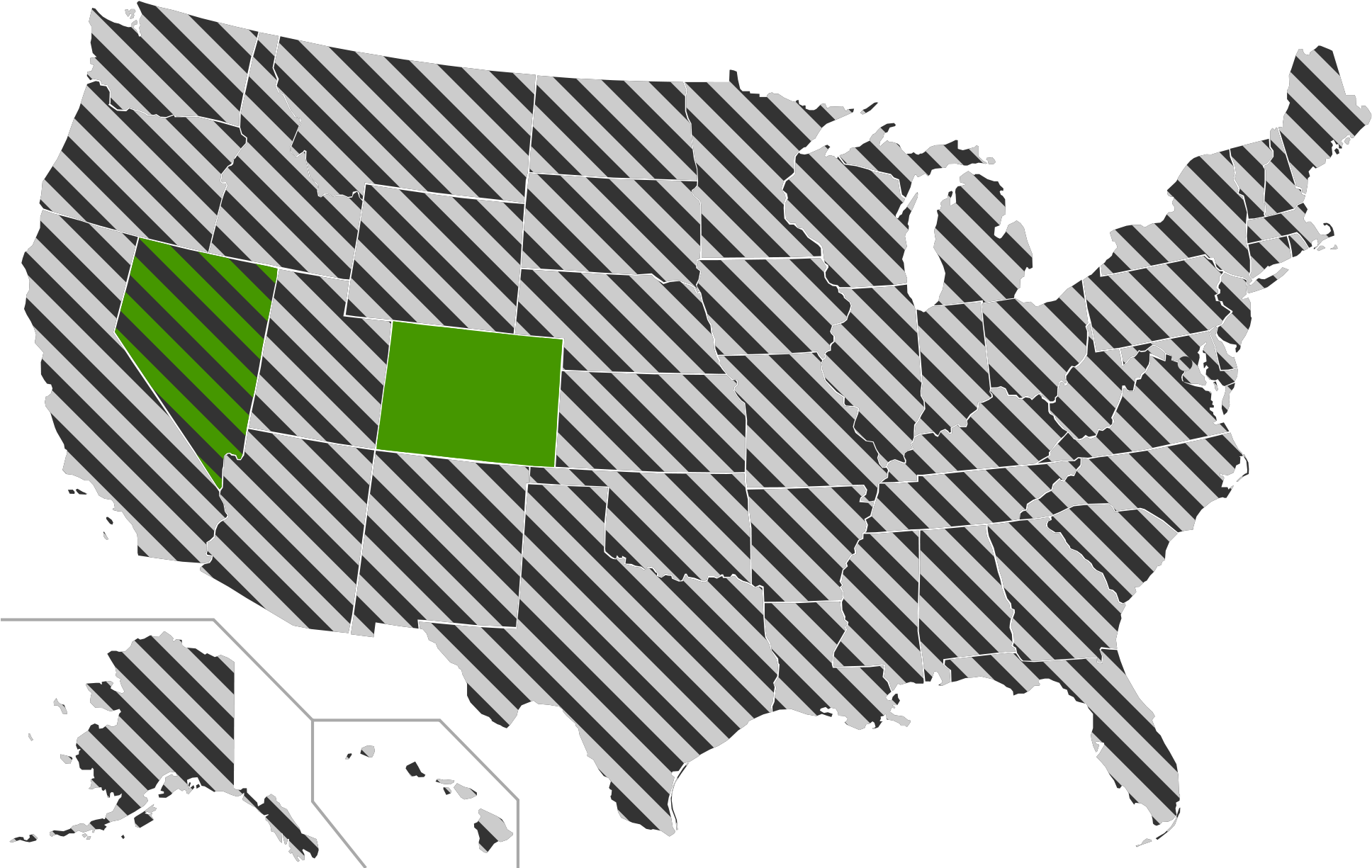 Download 2000px Blank Us Map 2c Striped Svg 15 Us - States That Allow ...