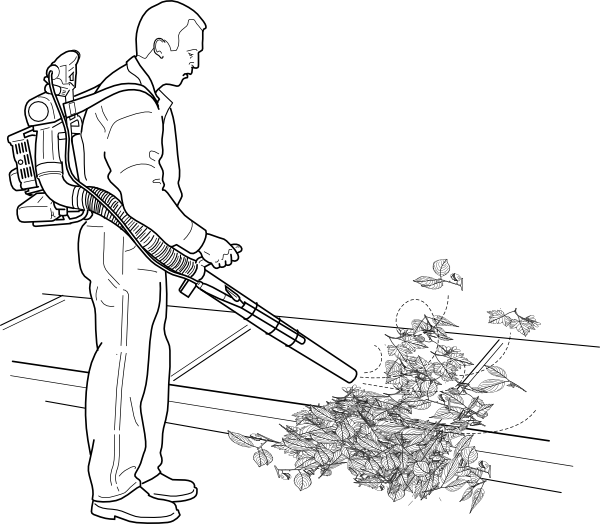 Download How To Set Use Leaf Blower Svg Vector - Leaf Blower Blower ...