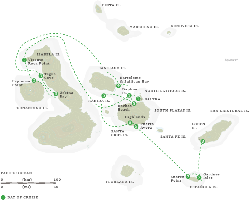 Download Baltra Island, Galapagos Cruise Itinerary - Baltra Island ...
