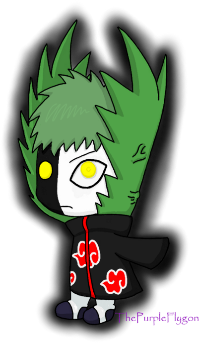 Download Chibi Character Akatsuki - Chibi Zetsu - Full Size PNG Image ...