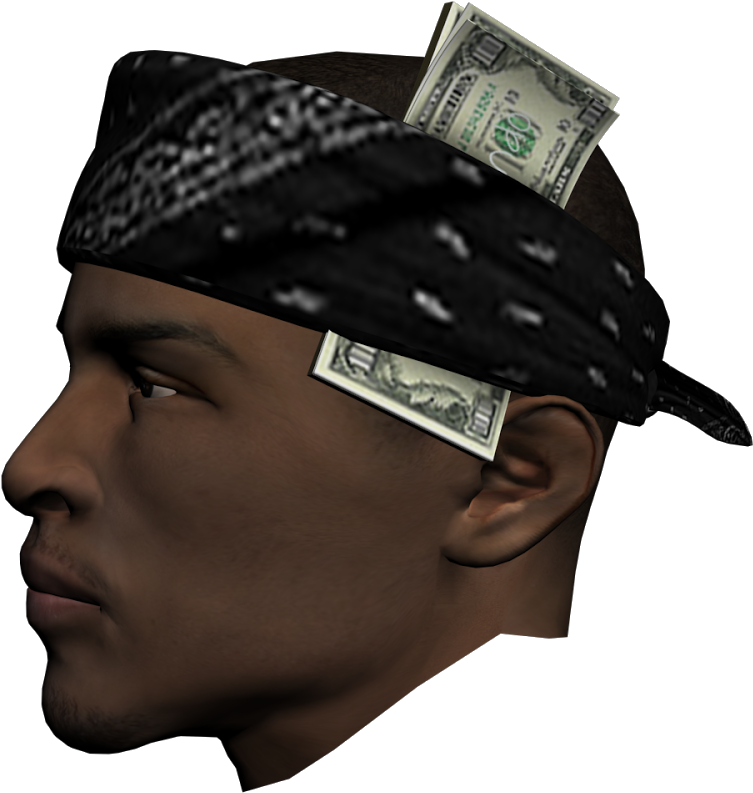 Download Money Bandana T - Costume Hat - Full Size PNG Image - PNGkit