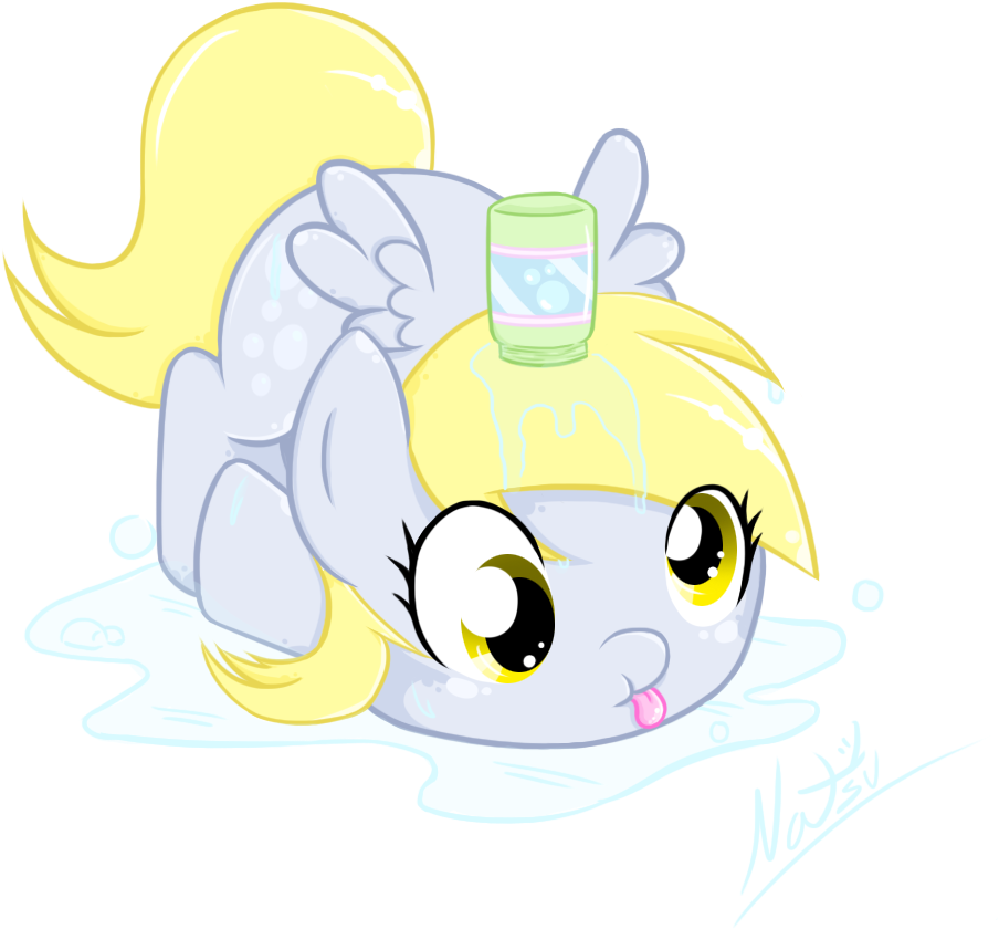 Download Natsu714, Bubble, Chibi, Cute, Derpy Hooves, Female, - Oops ...