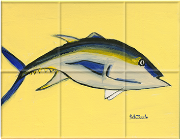 Download Blackfin Tuna Fish Tile Art - Art - Full Size PNG Image - PNGkit
