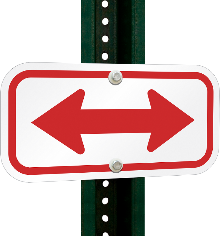 Download Bidirectional Arrow Sign - Sign - Full Size PNG Image - PNGkit