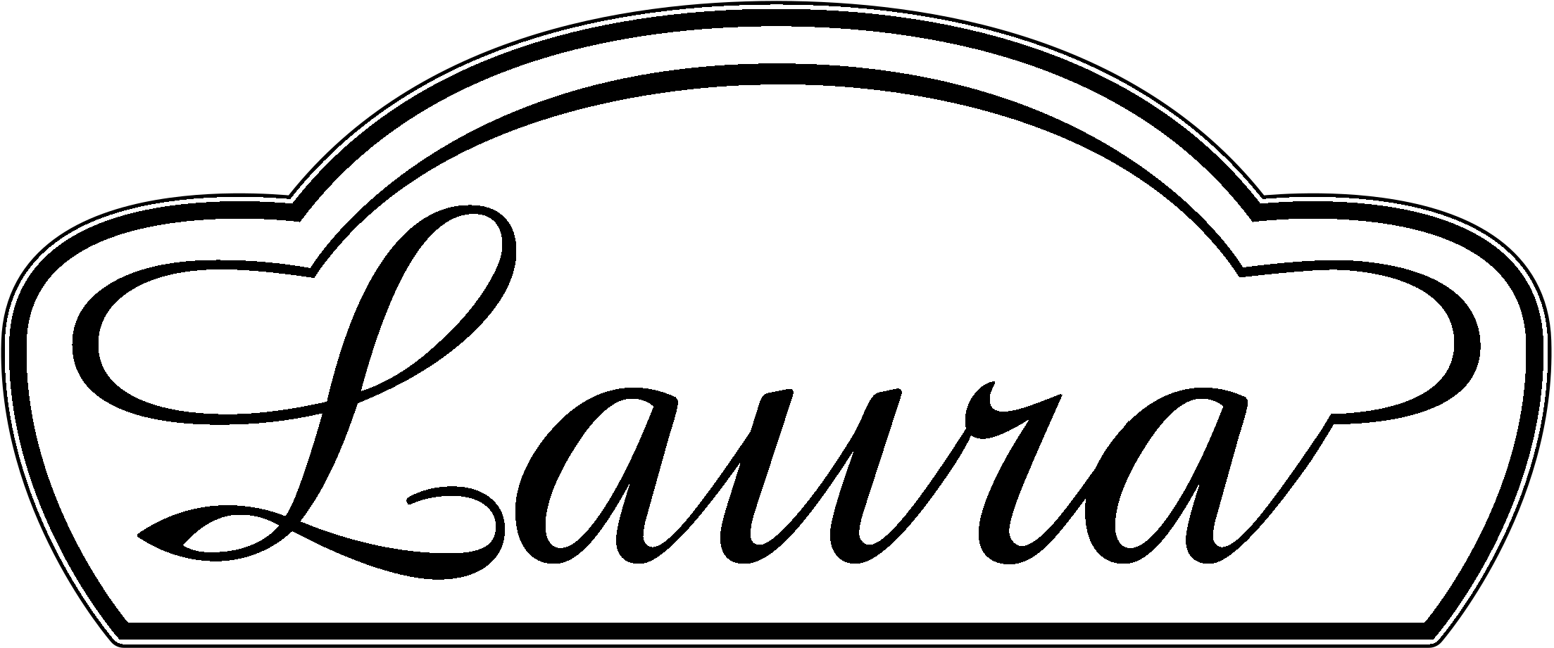 Download Lady Laura Logo Black And White - Lady Laura Logo - Full Size ...