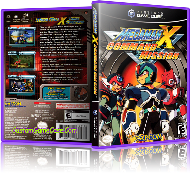 Download Megaman X Command Mission Front Cover - Full Size PNG Image ...