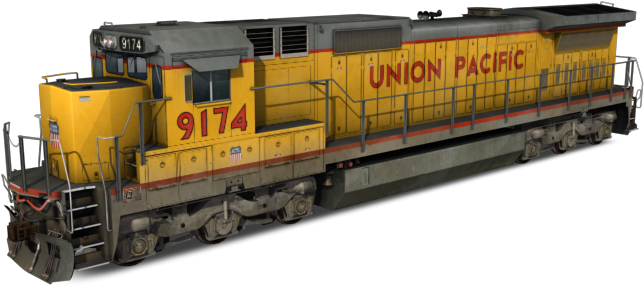 Download Union Pacific 5 Pack - C44 9w Csx Train Png - Full Size PNG ...