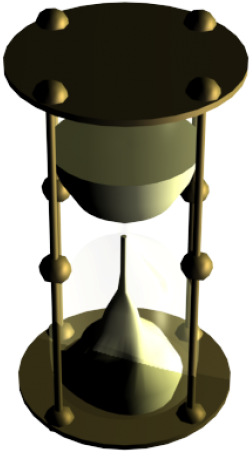 Download Sand Timer 3ds Max Model - Clock - Full Size PNG Image - PNGkit