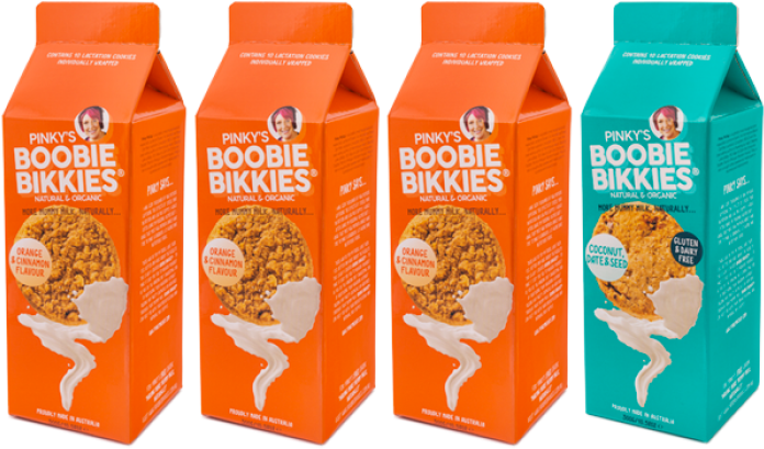 Download Orange Coconut Quad Pack - Pinky's Boobie Bikkies - Full Size ...