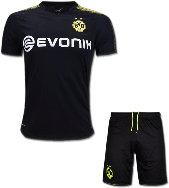 Download Transparent Kids Borussia Dortmund Football Jersey And Shorts ...