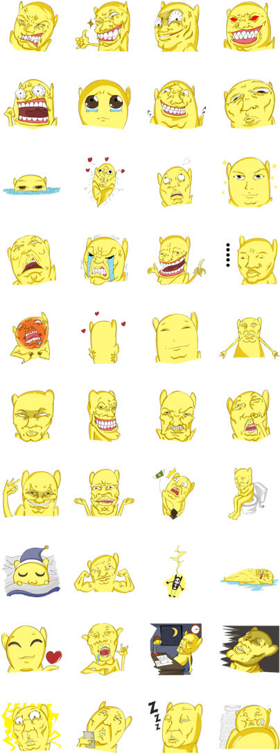 Download Crazy Bg Man - Sticker - Full Size PNG Image - PNGkit